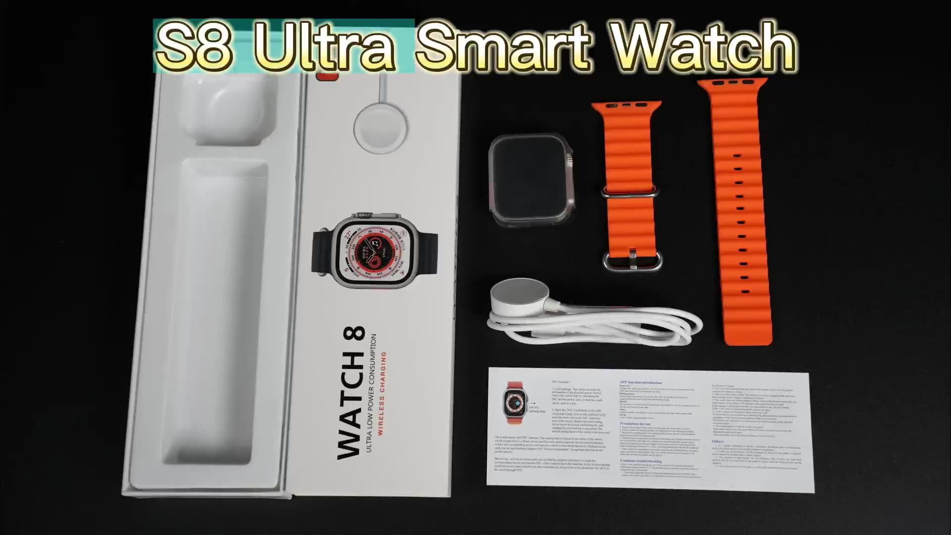 Latest Smart Watch 2023 S8 Ultra N8 Plus Max Reloj Intelligent T800 ...