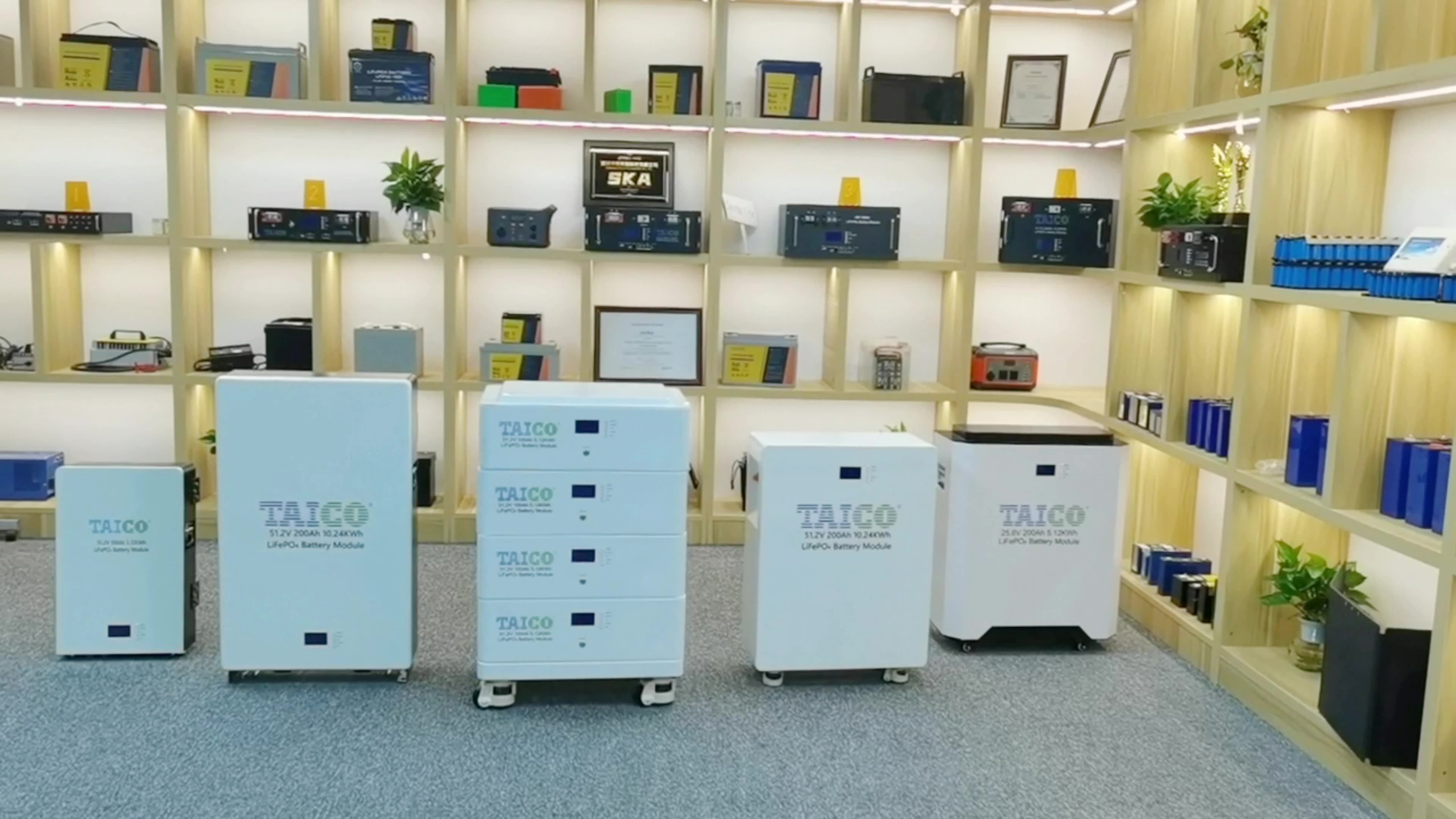 Three Phase 60kw 100kw Lifepo4 Pack Solar Battery 409.6105ah On Off ...