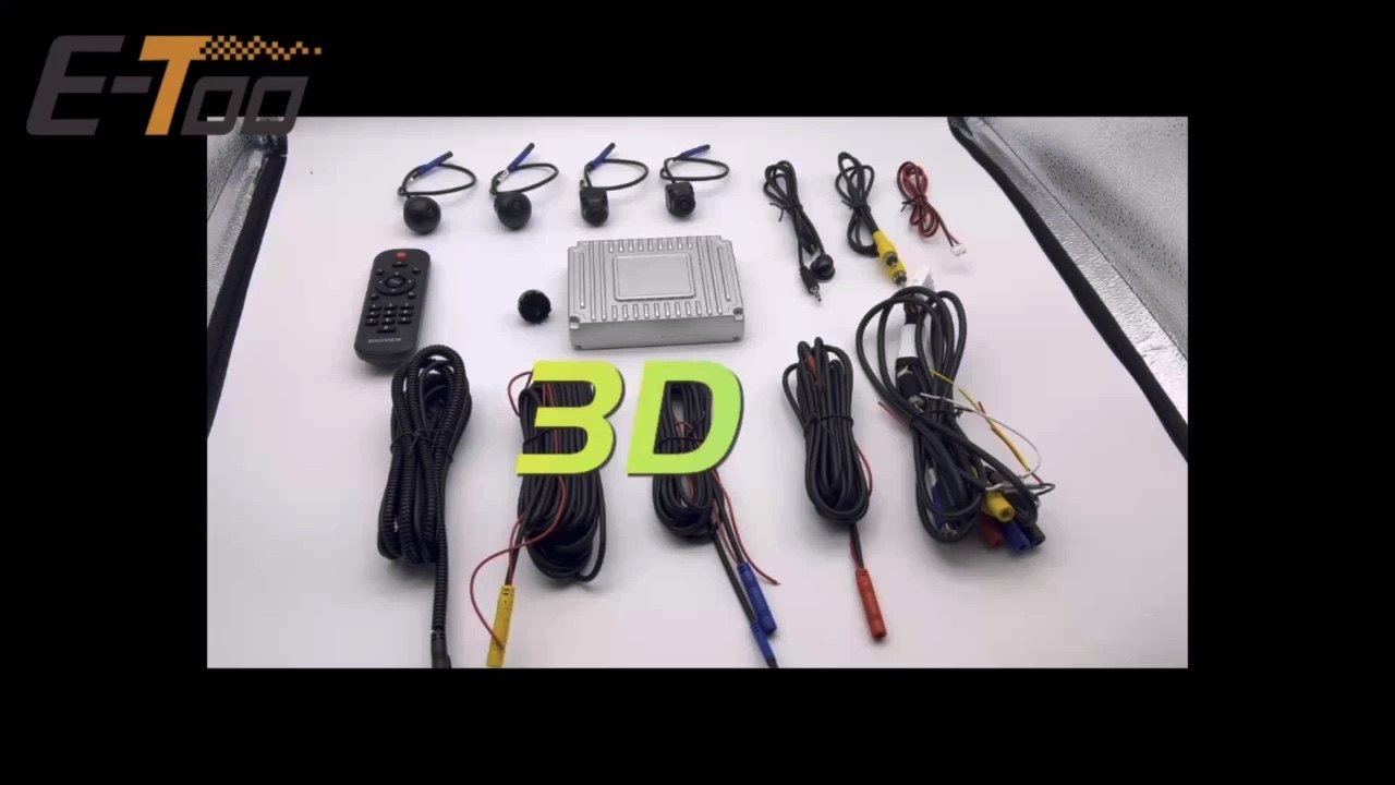 T5 Universal 360 Bird View System 1080p 4 Camera 360 Panoramic View 2d ...