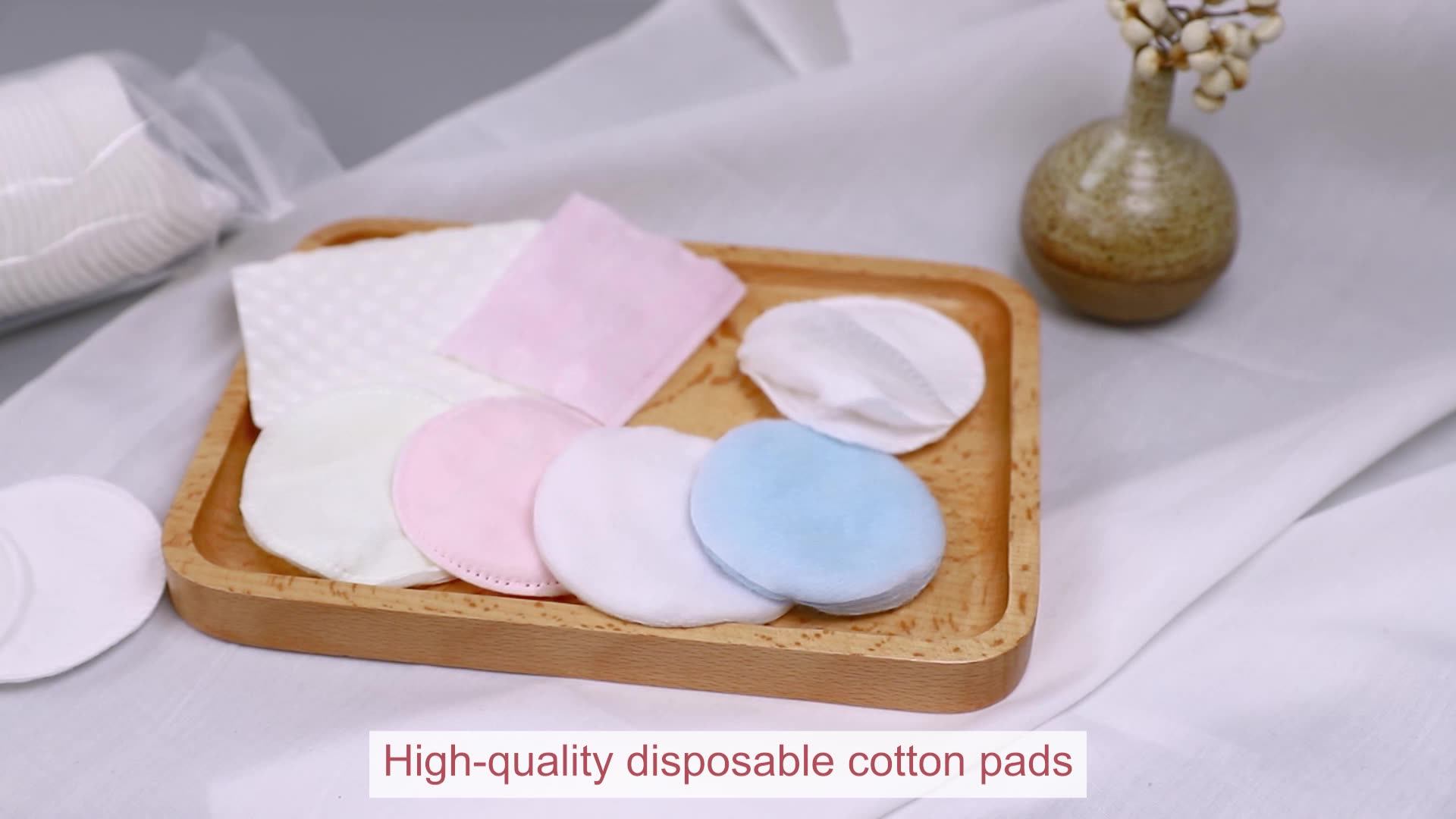 High Quality Pure And Soft Makeup Remover Pad Cotton Face Cleansing ...