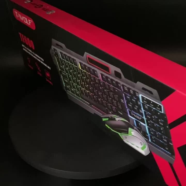 Wholesale Of New Features Twolf Tf600 104keys Clavier Souris Rgb Gaming ...