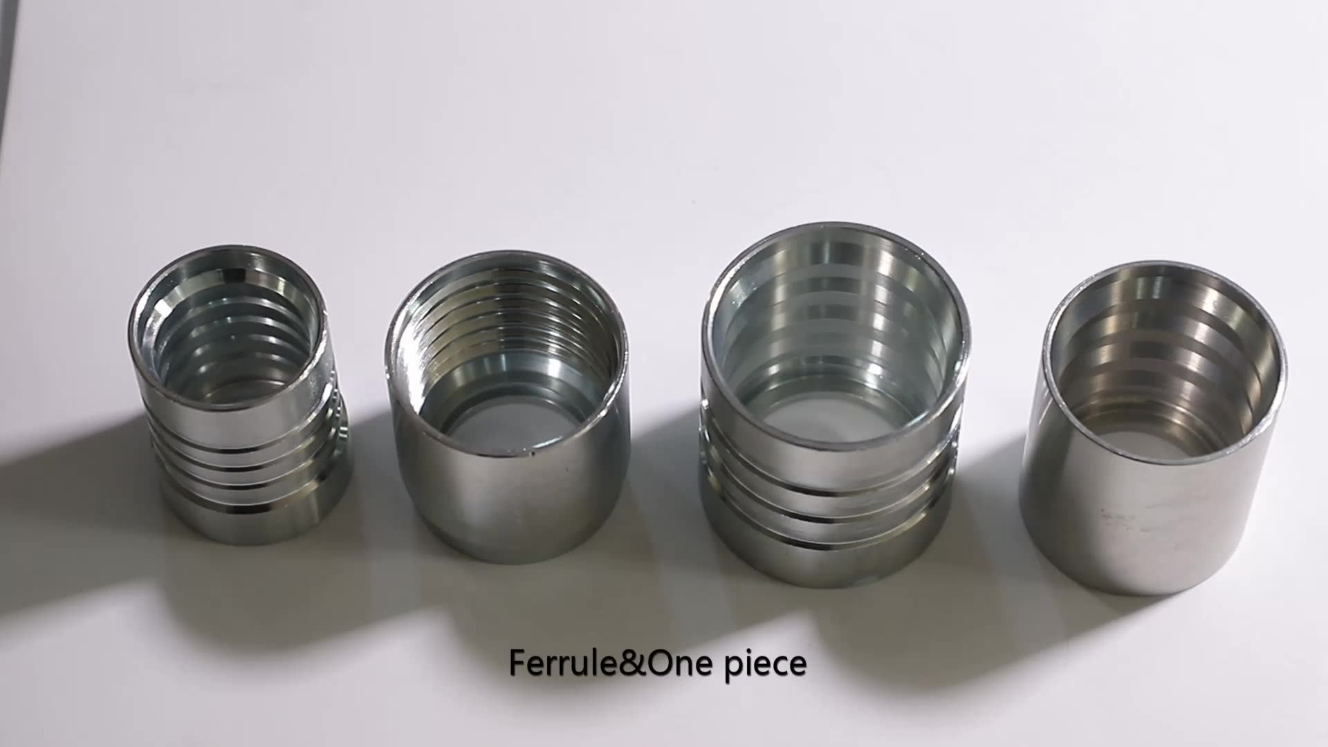 Crimp Hydraulic Pipe Hose Ferrule And Fittings Coupling For Oil Press ...