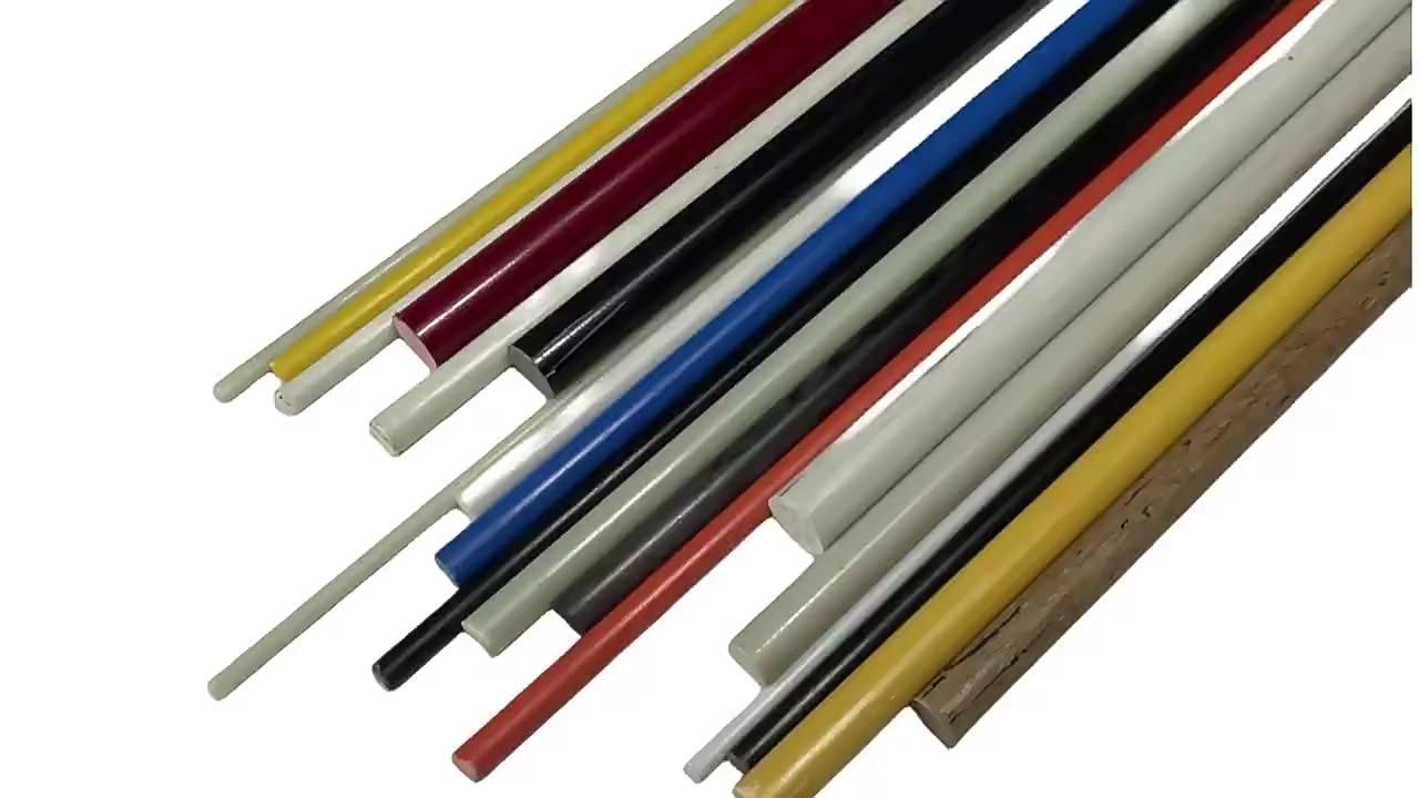 Pultrusion Fiberglass Frp Grp Hollow Round Rod Tube As Support Pole ...