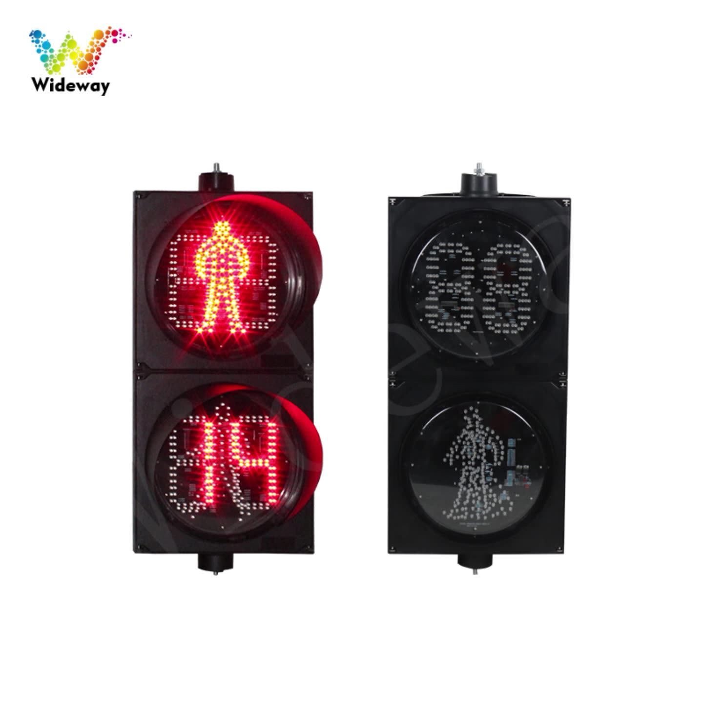 200mm pedestrian signal countdown timer pedestrian led traffic light ...