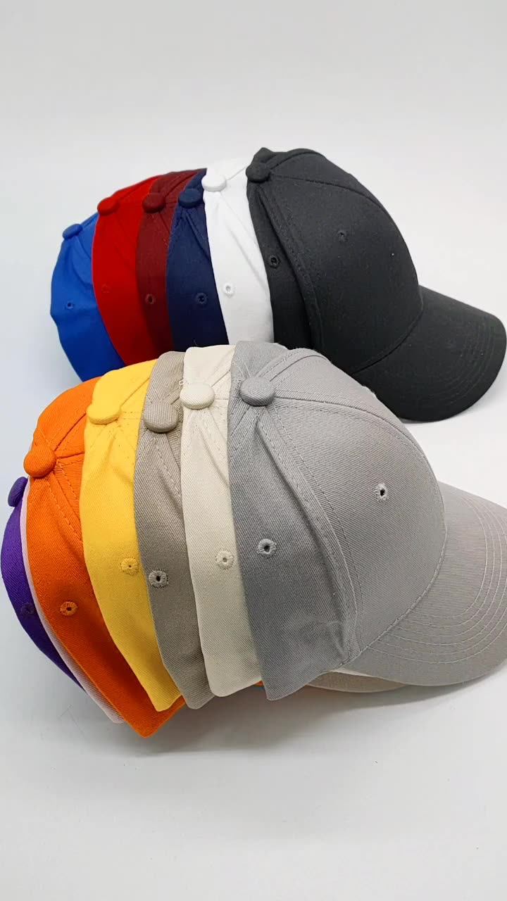 Wholesale 100% Cotton Material Baseball Cap With Customer Logo 3d ...