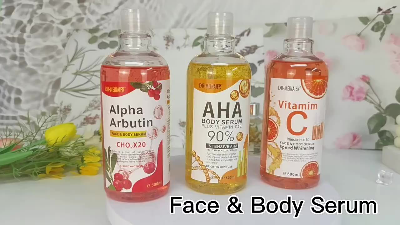 500ml Hyaluronic Acid,Nicotinamide Vitamin C Aha Face Serum Spots ...
