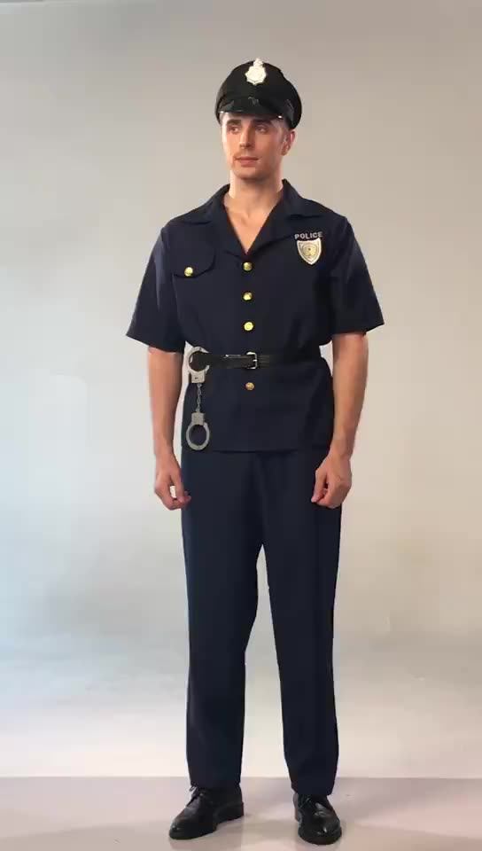Wholesale Security Guard Uniform Set Cosplay Costumes Role Play Office ...