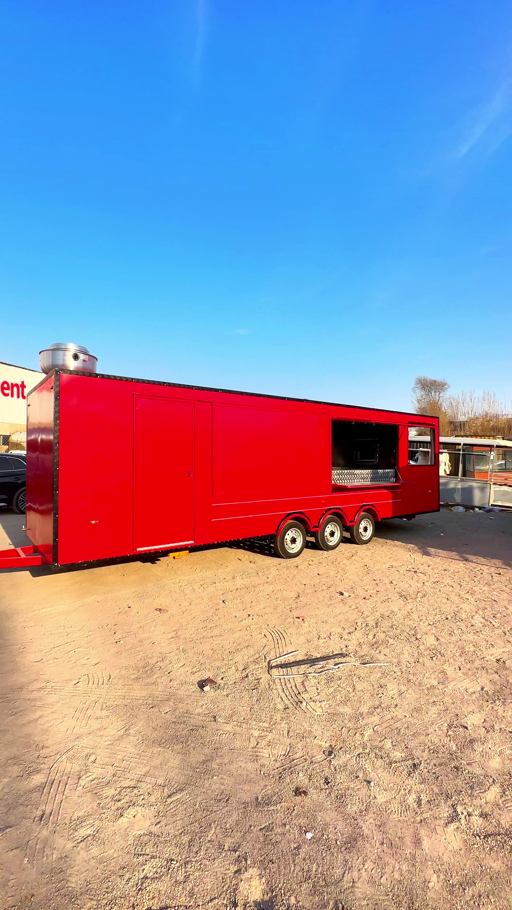 Mobile Pizza On Wheels Prehab Restaurant Kitchen Vending Food Trailer ...