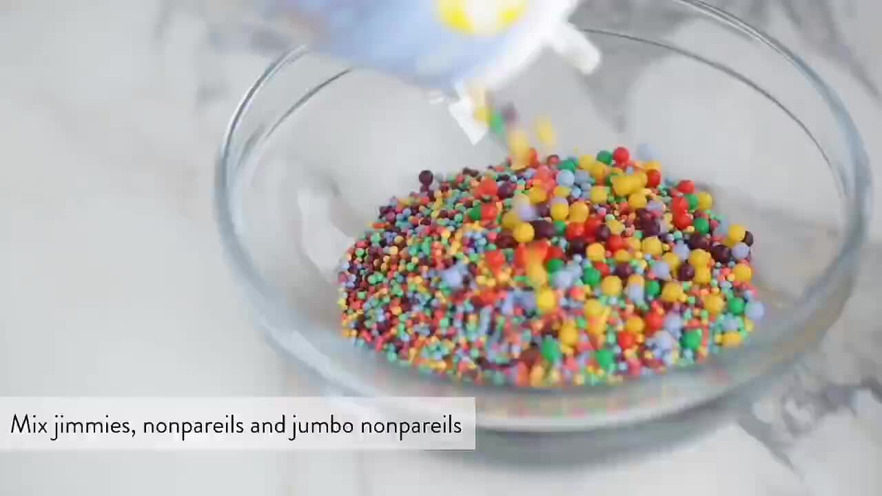 5kg Colored Sugar Needles Jimmy Sprinkles For Cake Cakes Decoration ...