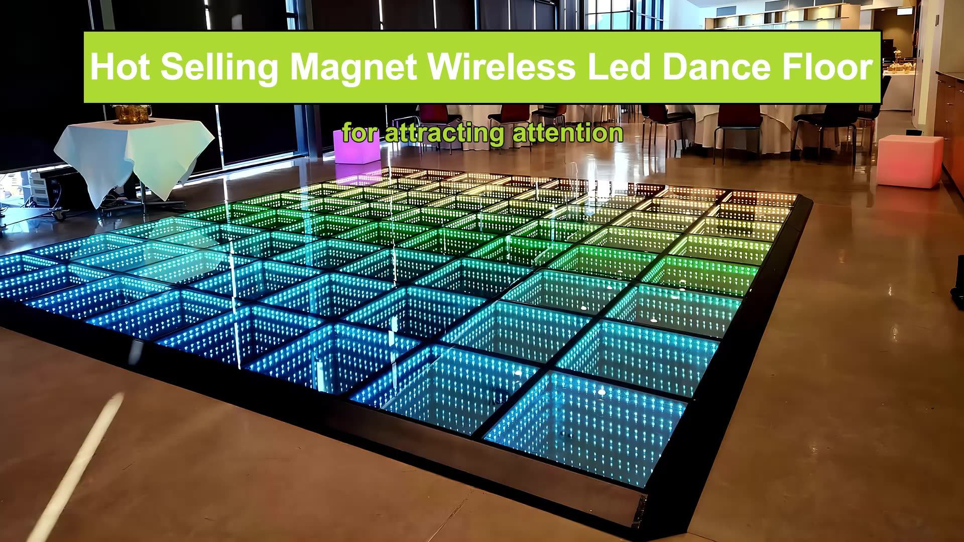 Pista De Baile Iluminada Para Boda Led Stage Lights Con Luces Luz ...