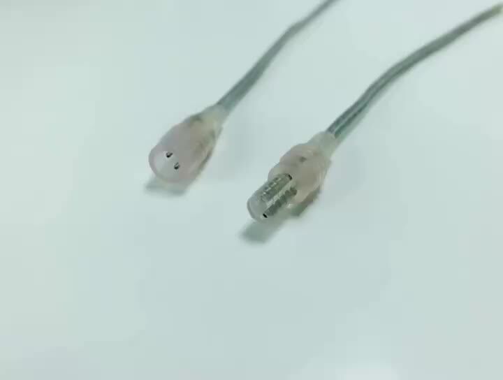 Bett M6 2 Wire Waterproof 2 Pin Male Female Wire Connector 12 Volt Dc ...