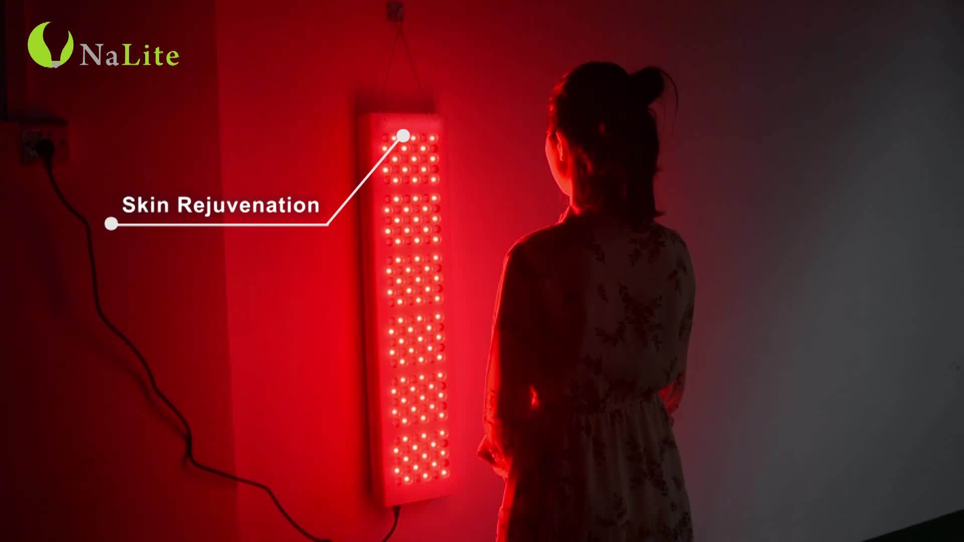 Full Body 900w 1200w Led Light 850nm 660nm Red Light Therapy Light Skin ...