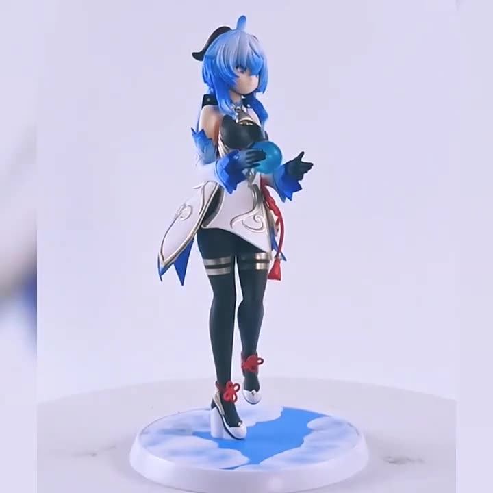 22cm Genshin Impact Ganyu Anime Figure Cosplay Raiden Shogun Yae Miko ...