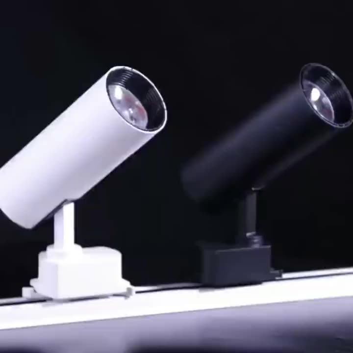 Commercial Track Lights Ceiling Surface Mounted Dimming Rail Lamp 20w ...