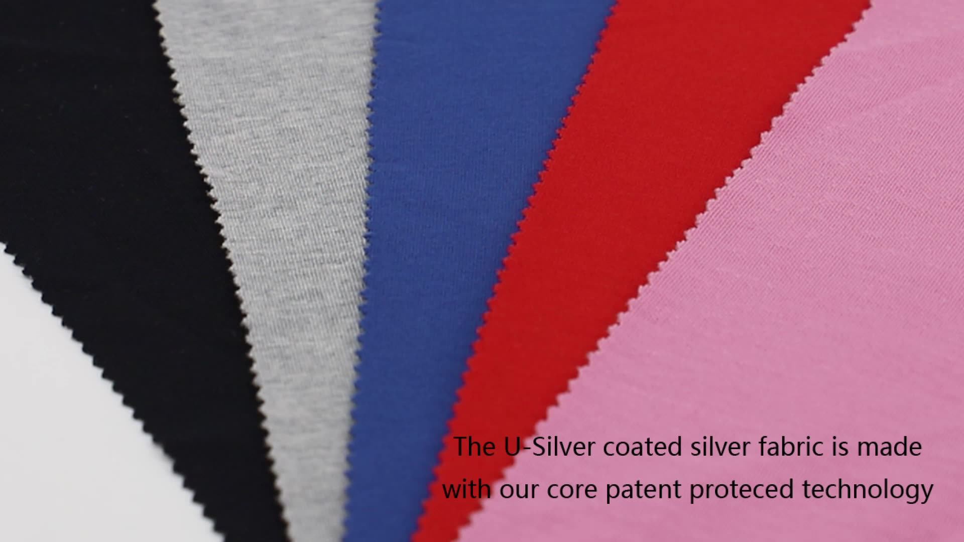 Faraday 53% Cotton 42% Silver 5% Polyester Knitted Electric Conductive ...