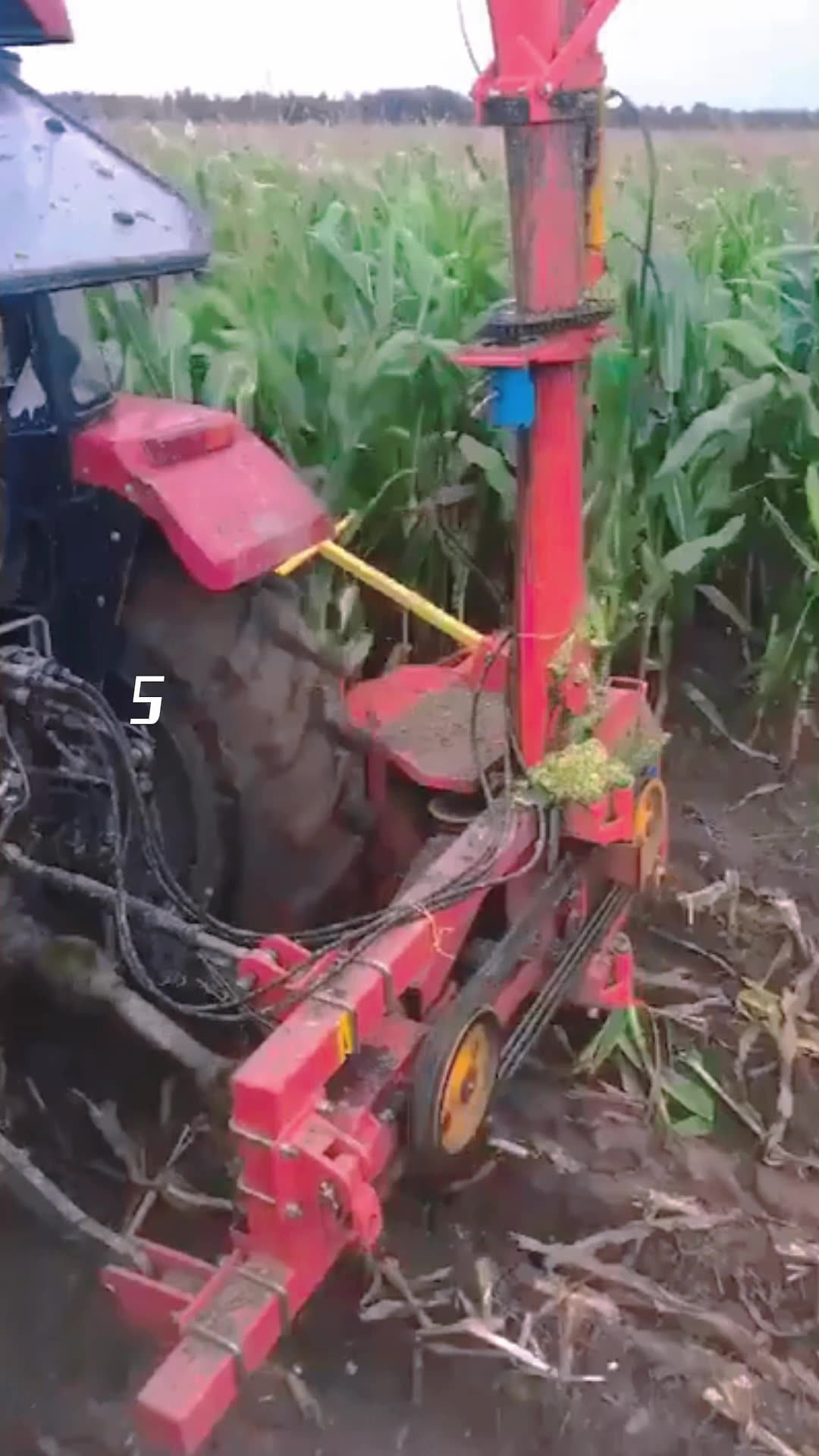 Tracotr Mounted Mini Corn Silage Harvester Chopper Machine For Sale ...