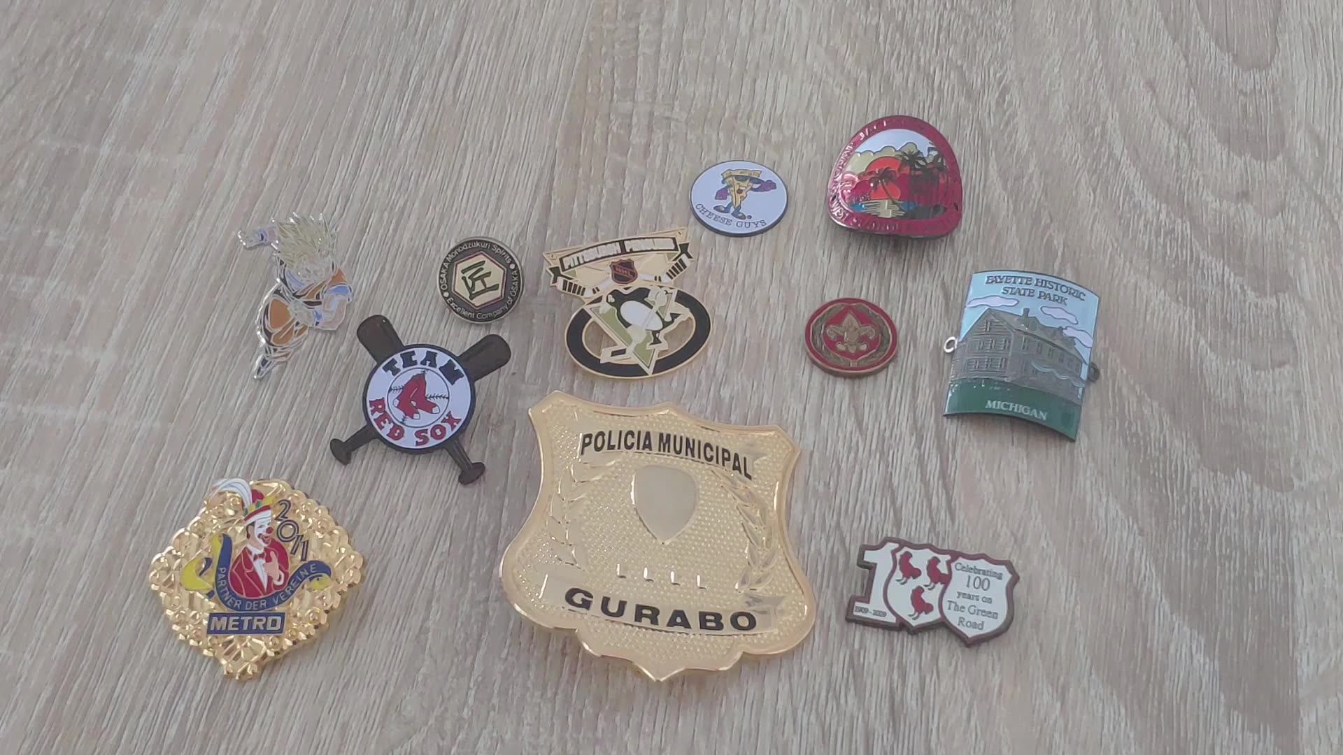 Custom Light Led Flashing Metal Lapel Pins Blinking Pin Badge - Buy ...