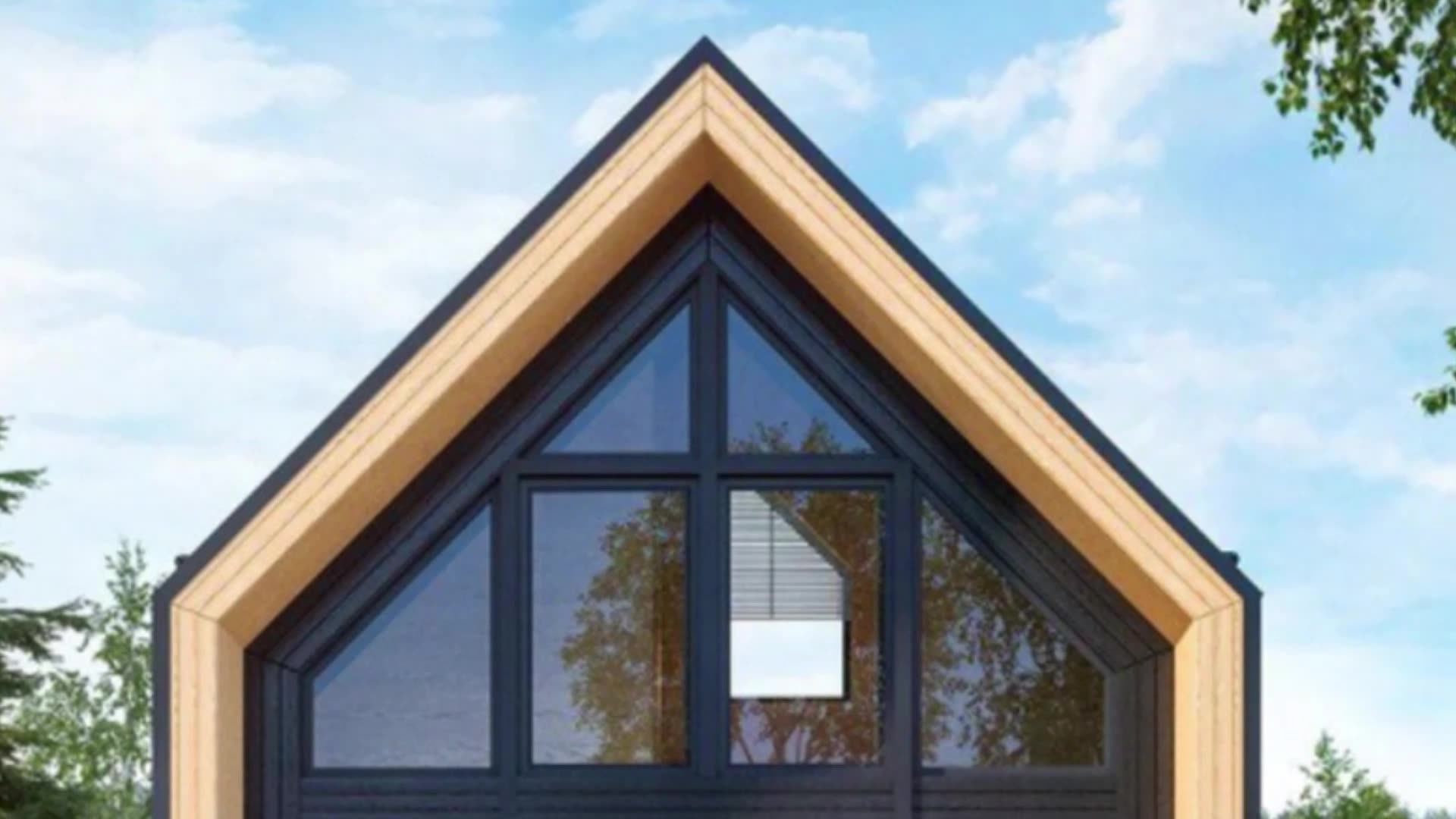 Triangle Modular Villa Light Steel Structure Shipping Container House ...