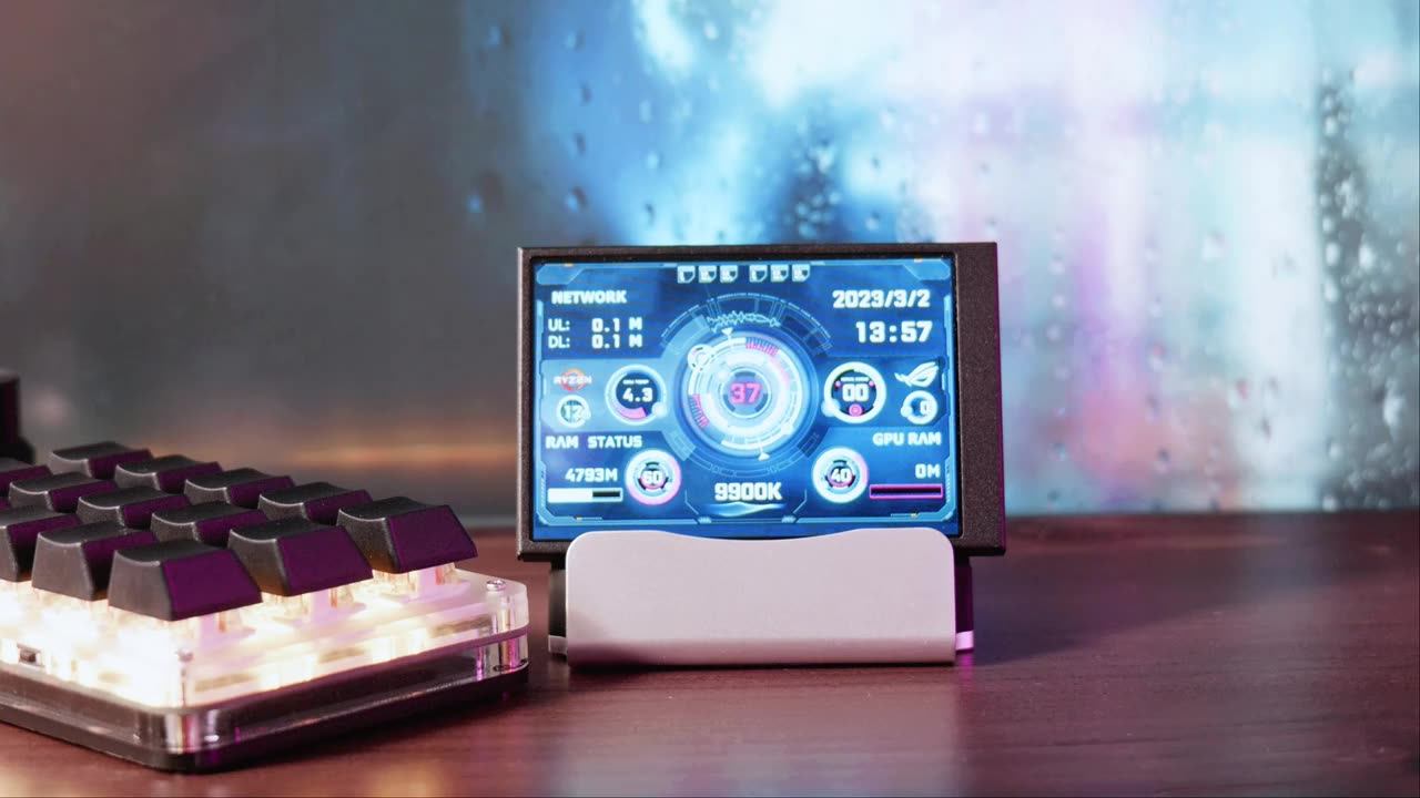 Cpu Gou Ram Hdd Temperature Monitor Display Info Usb C For Pc Laptop ...