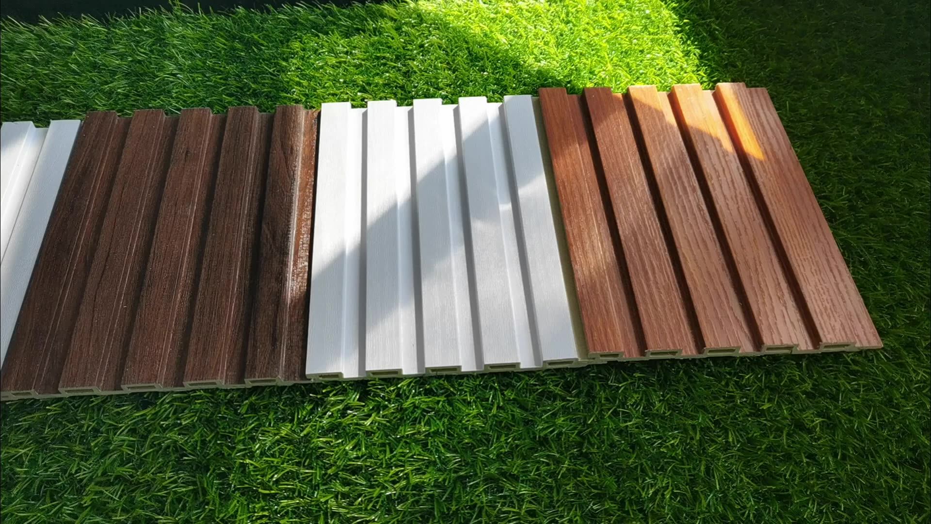 Panel De Pared Acanalado Para Interior Del Hogar,Listón De Madera,Wpc ...