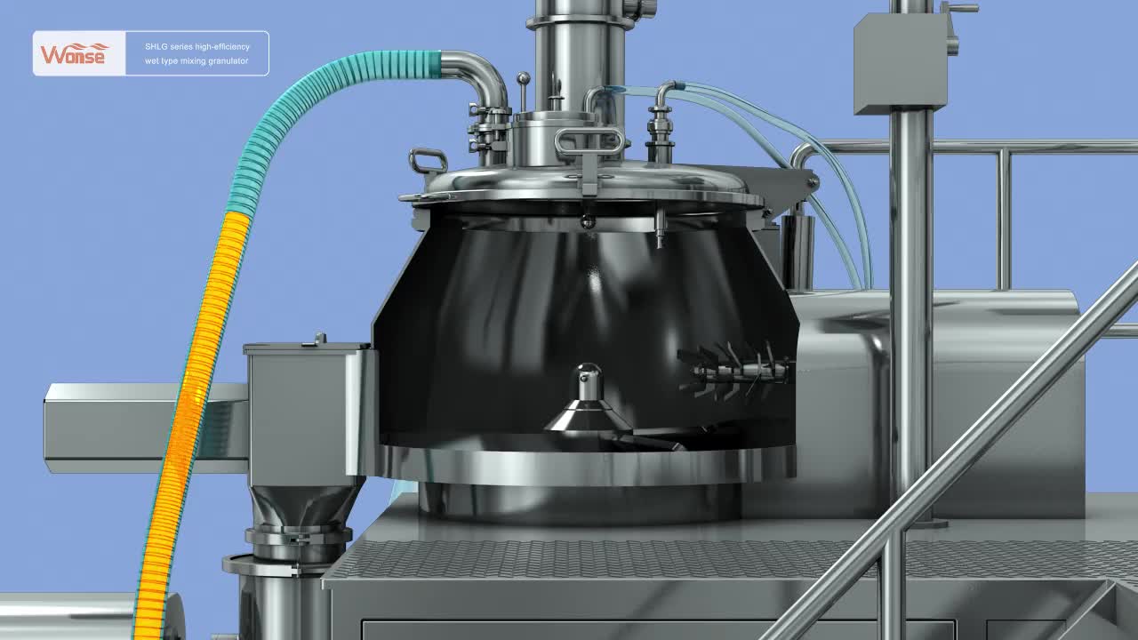 High Quality Wet Mixer Granulation Machine Pharmaceutical / Rapid Mixer ...