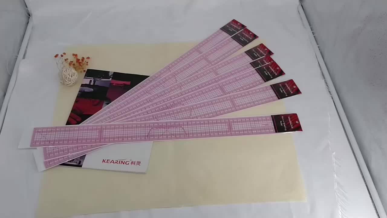 Kearing Flexible Plastic Pattern Making Grading Ruler Metric 60cm ...