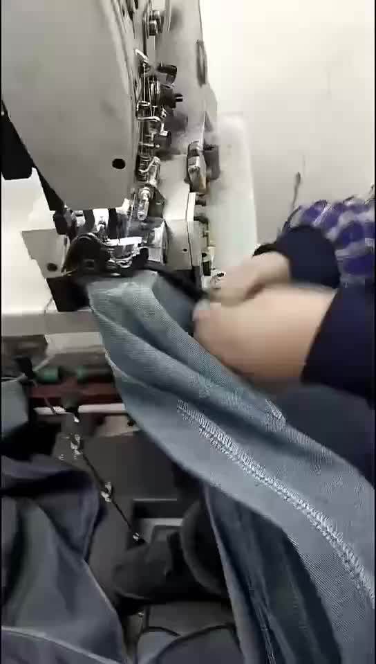 Automatic Jeans Bottom Hemming Chain Stitch Lockstitch Sewing Machine ...
