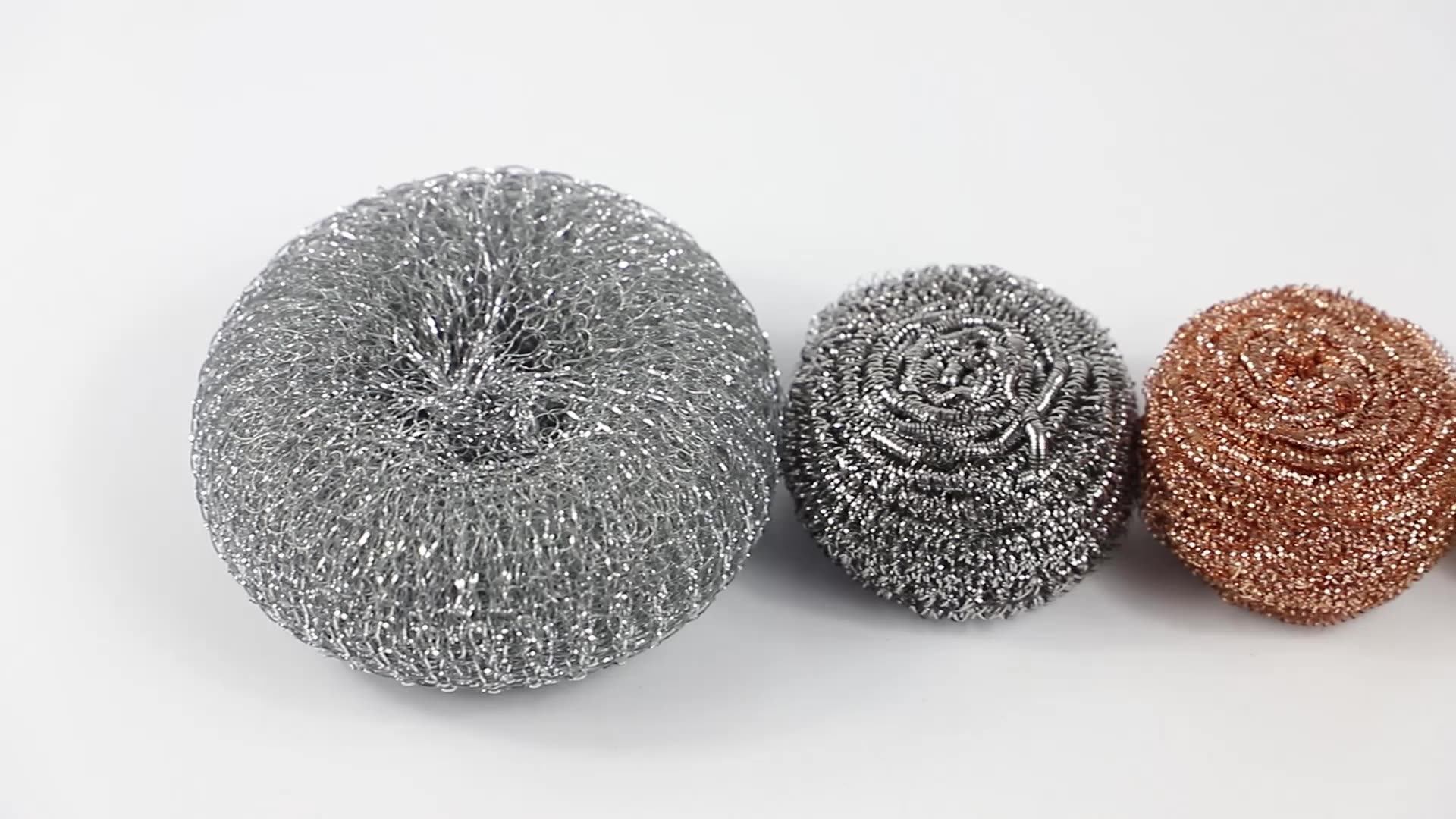 Wholesale Stainless Steel Kitchen Scrubber Dishwashing Metal Sponge ...