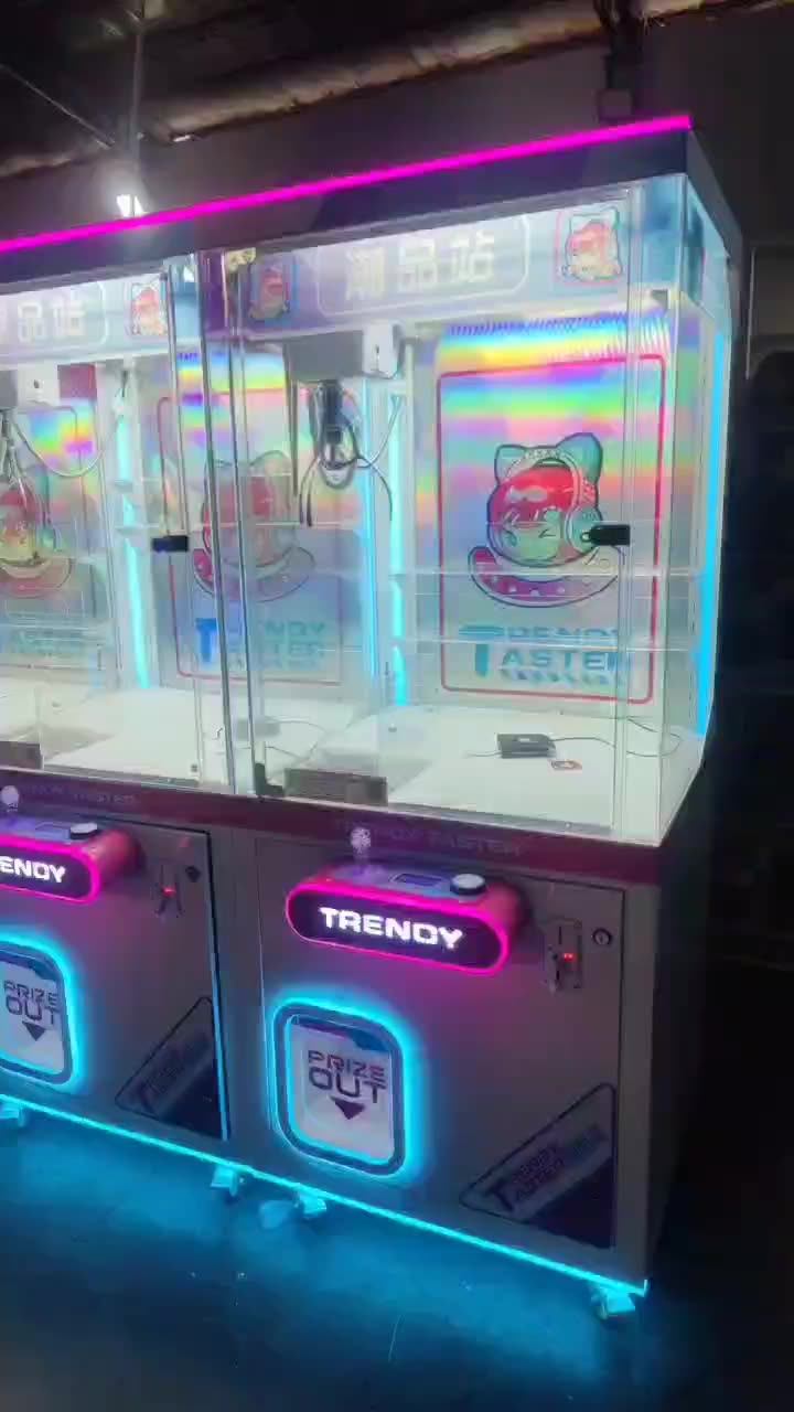 Custom Claw Crane Machine Arcade Multiple Colour Candy Game Claw ...
