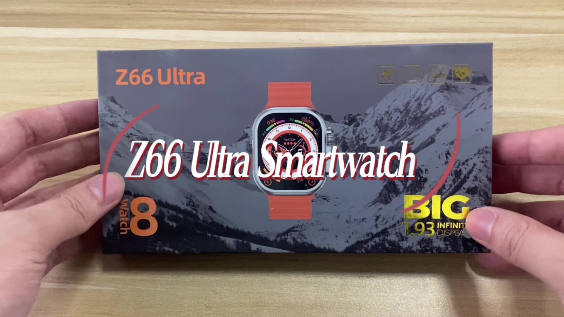 Z66 Ultra Smart Watch Montres Reloj Intelligente 45mm Heart Rate Bt ...