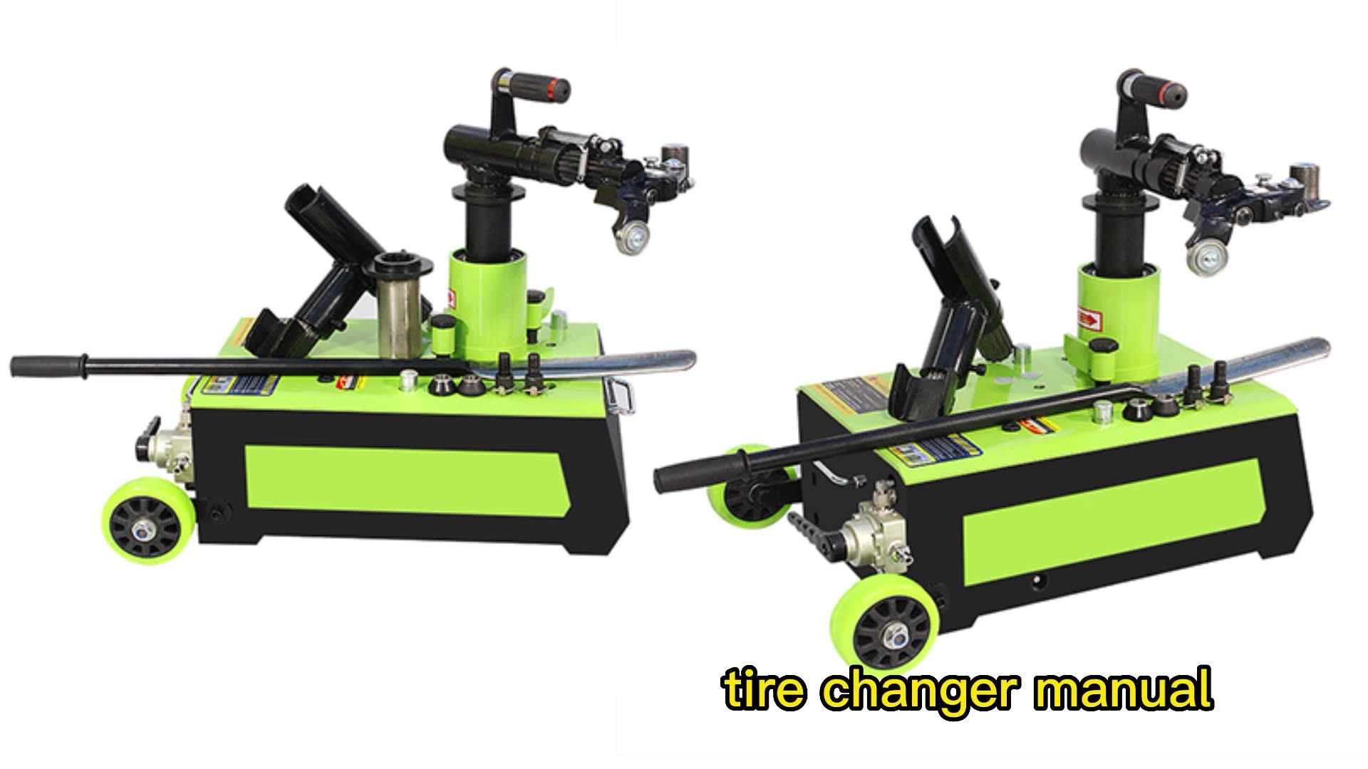 Heavy Duty Semi Automatic Tire Changing Removing Machine R22.5 Truck ...
