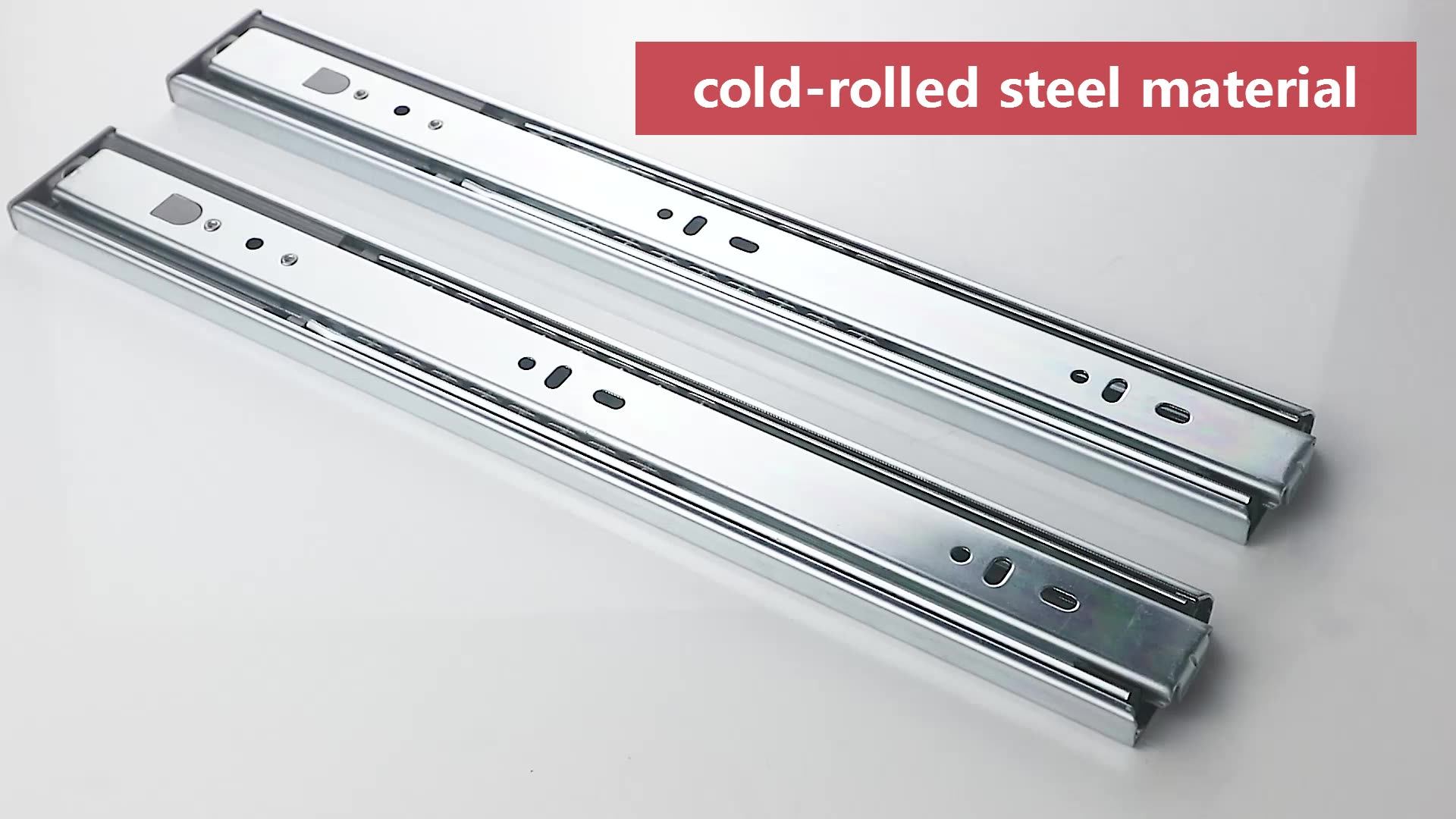 4510 Heavy Duty Full Extension Telescopic Channel Kitchen Cabinet Rails ...