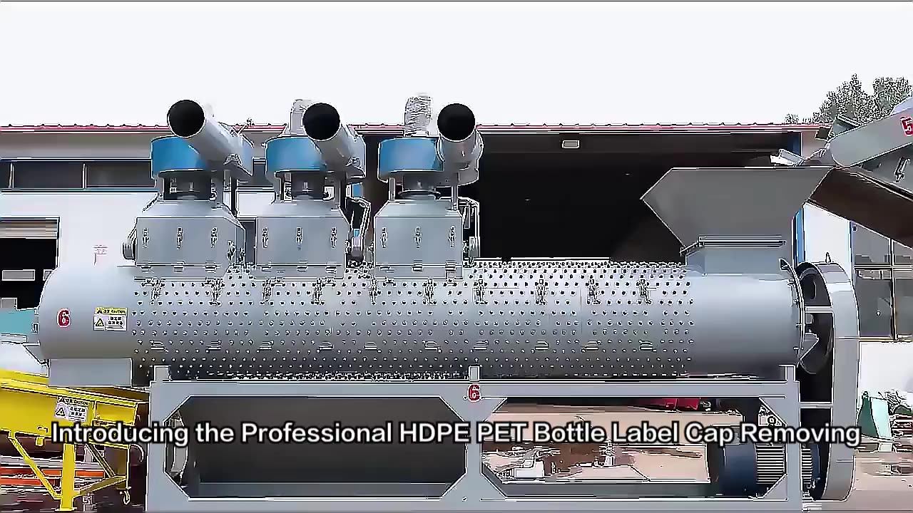 Low Maintenance Costs Automatic Bottle Label And Cap Removing Machine ...