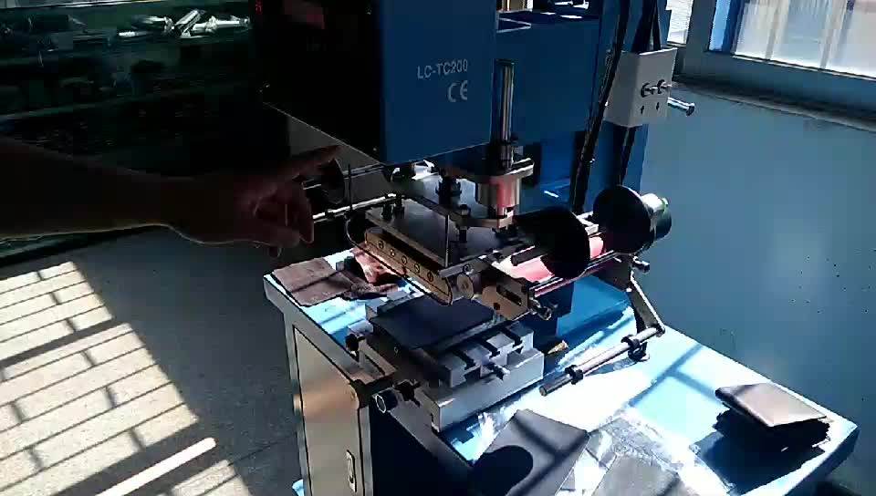 Leather Logo Embossing Machine Hot Stamping Machine Foil Heat Press ...