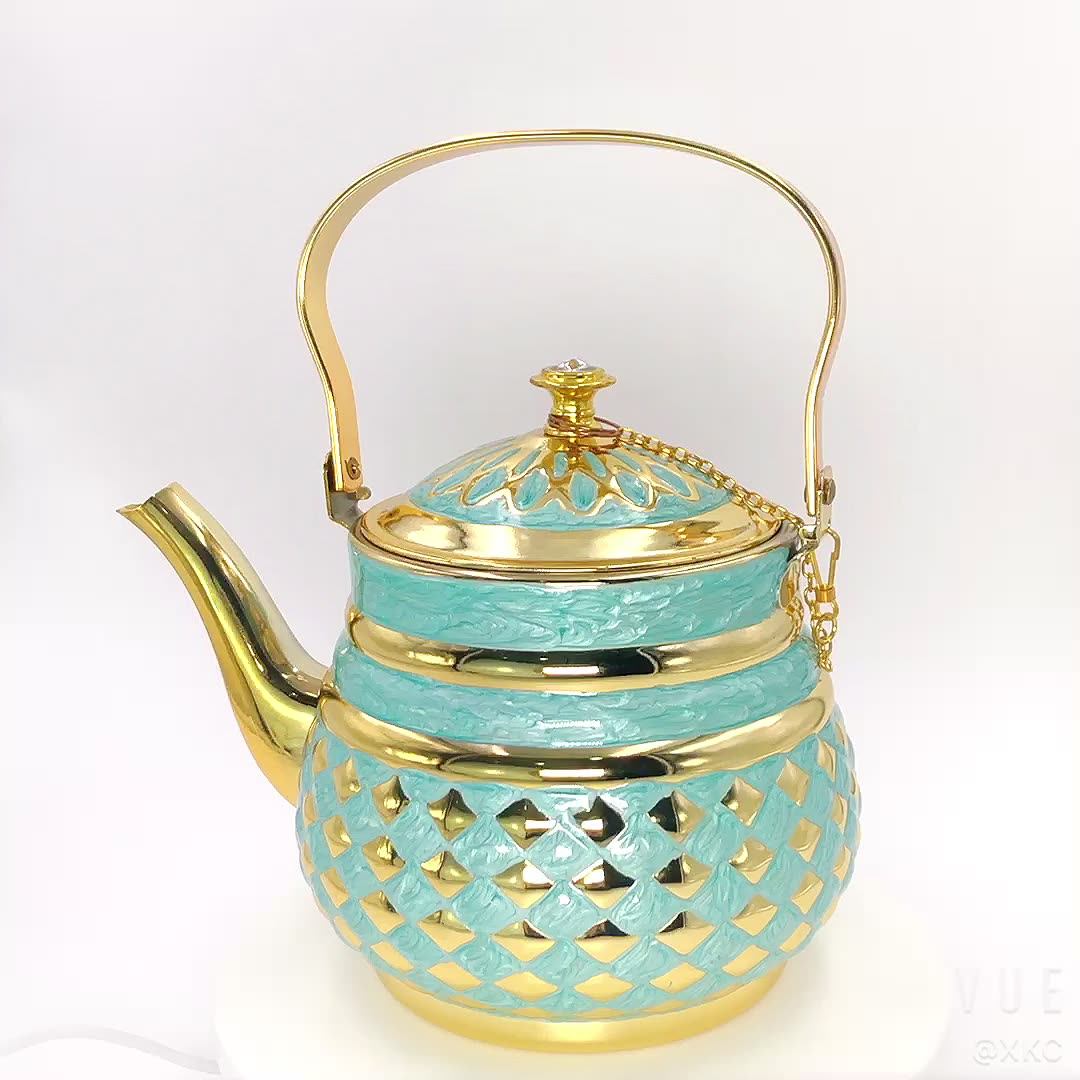 Hot Sale Saudi Arabic Gold Silver Customized Color 1.6l Stainless Steel ...