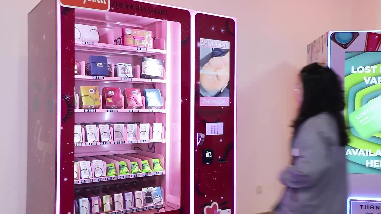 Attractive Design Eyelash Convenience Self-service Store Hair Vending ...