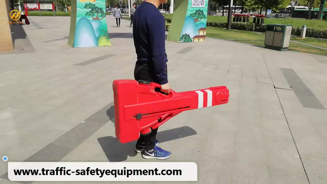 Portable Crowd Control Plastic Expandable Barrier Folding Traffic ...