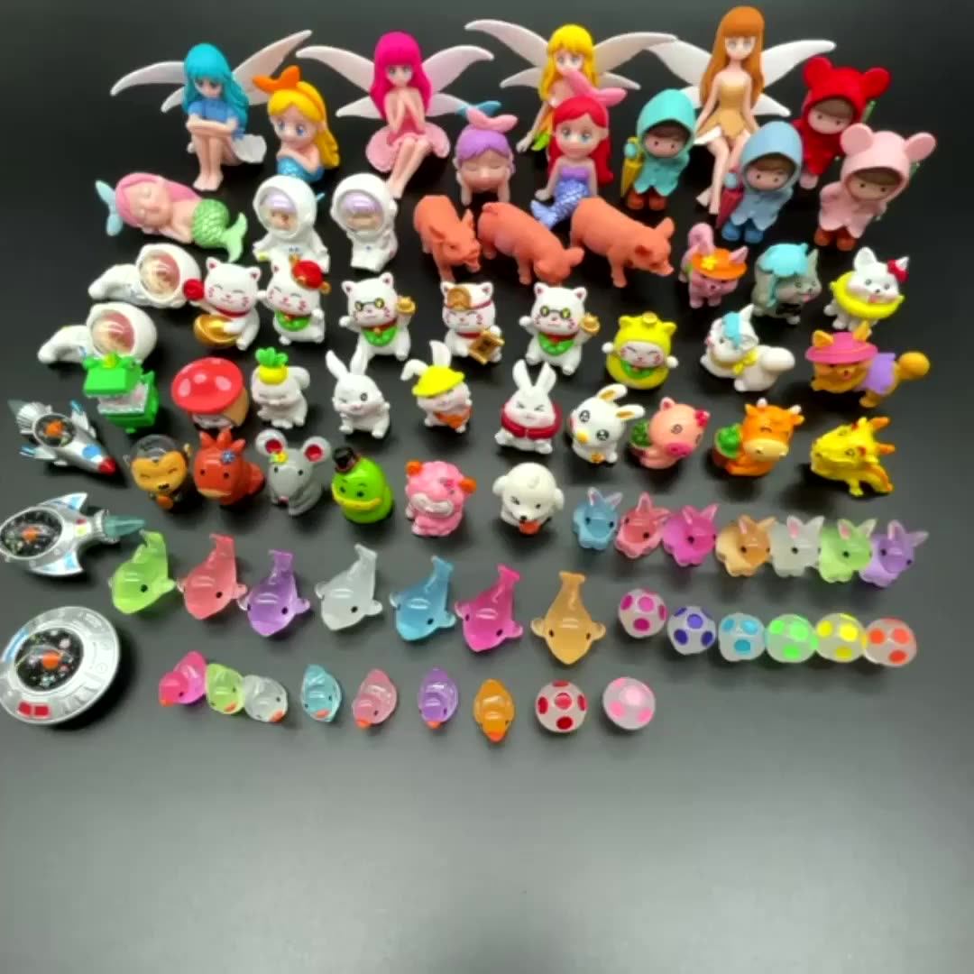 Luminous Gold Yellow Little Chicken Chick Miniature Ornament Animal ...