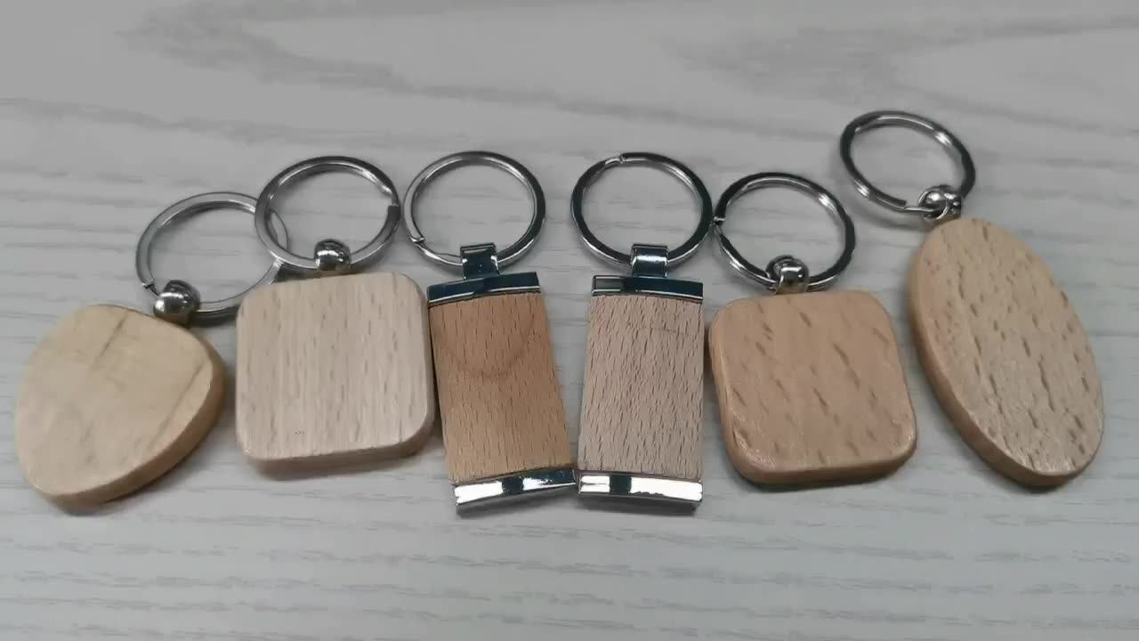 High Quality Blank Sublimation Rectangle Keyring Key Chain Custom Metal ...