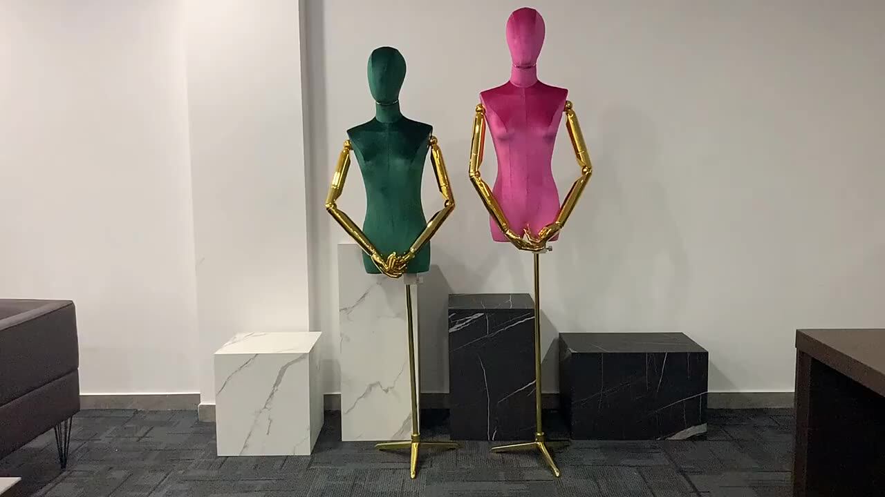 Custom Full Body Velvet Seat Mannequin Plus Size Mannequin Female Upper ...