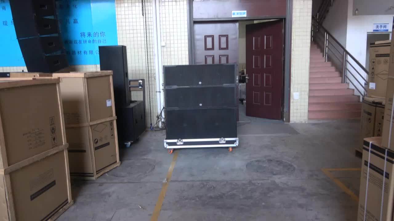 Professional Vertical Design Small Stadium Sound System Double 12 Inch ...