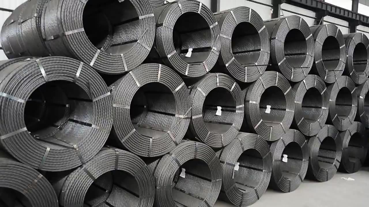 High Tensile 1860 Mpa 12.7mm Pc Strand Astm A416 High Carbon ...