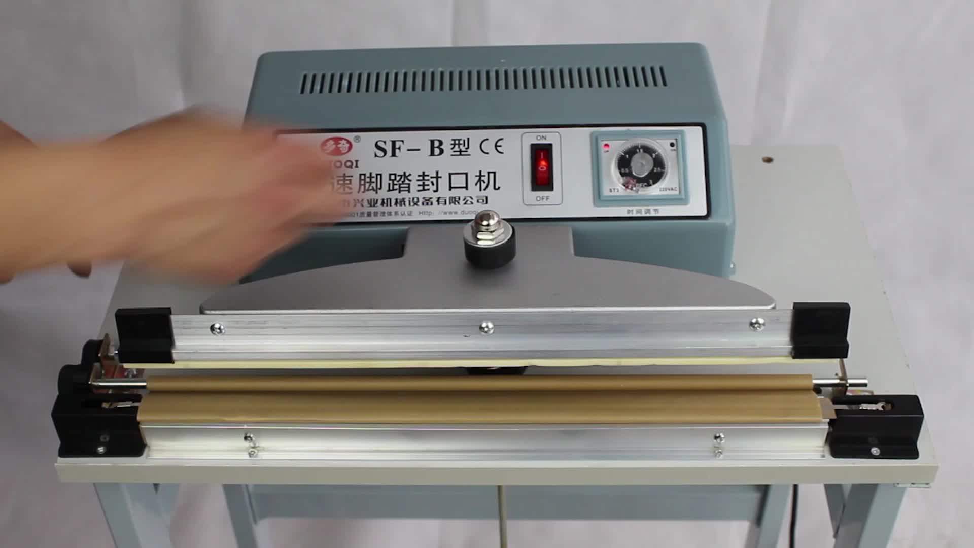 Duoqi Sf-600 Iron Foot Pedal Sealer Classical Semi-automatic Sealing ...