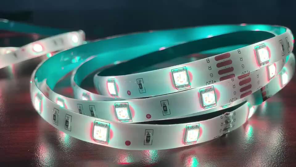 12v Rgb 5050 Flexible Decorative Engineering Lamp Belt Portable Flex ...