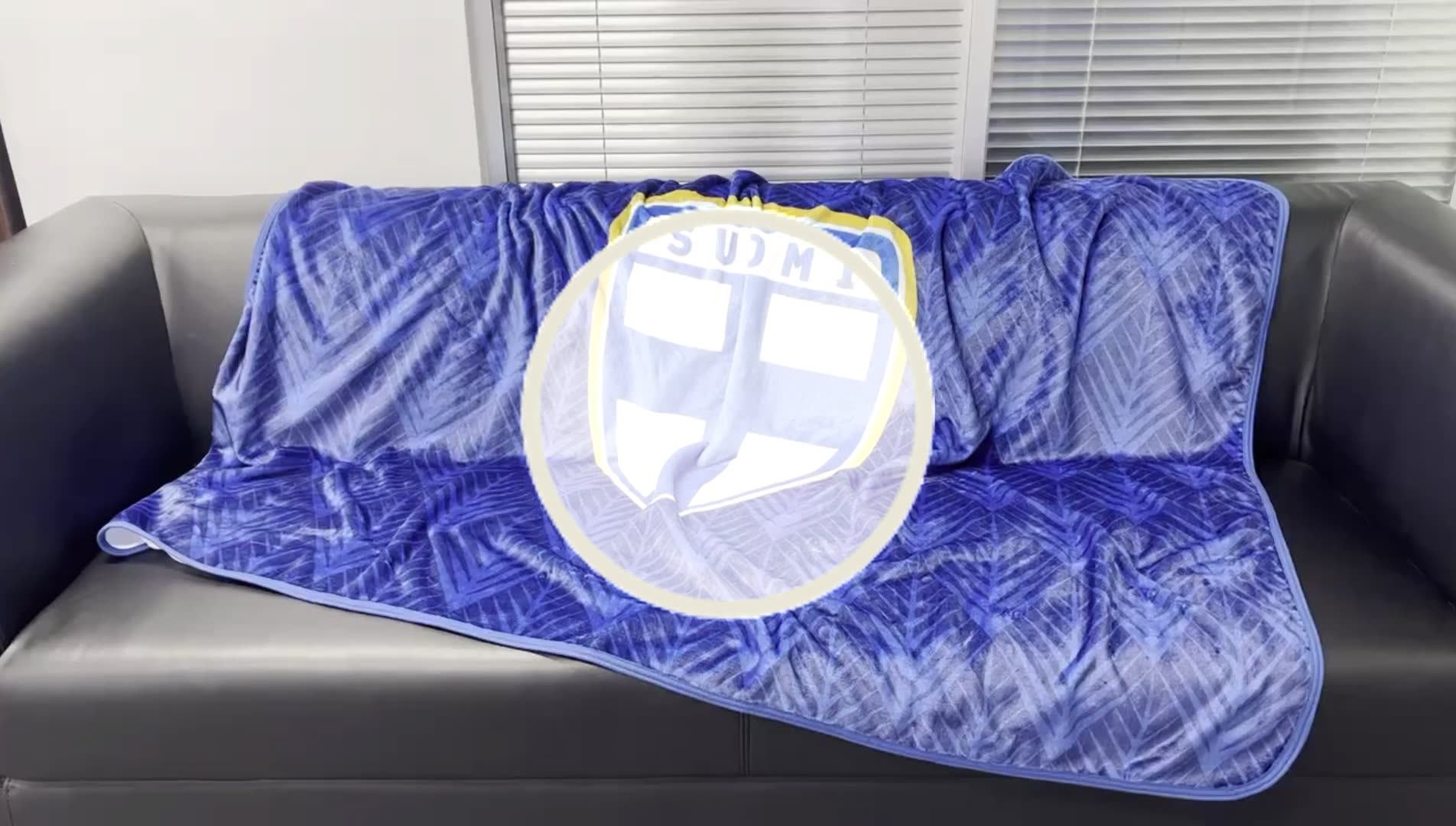 Custom Sublimation Blankets Printed Branded Logo Soft Quality Fleece ...