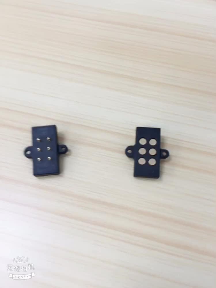 6 Pin Magnetic Connector High Current High Power Rectangle Type Tm ...