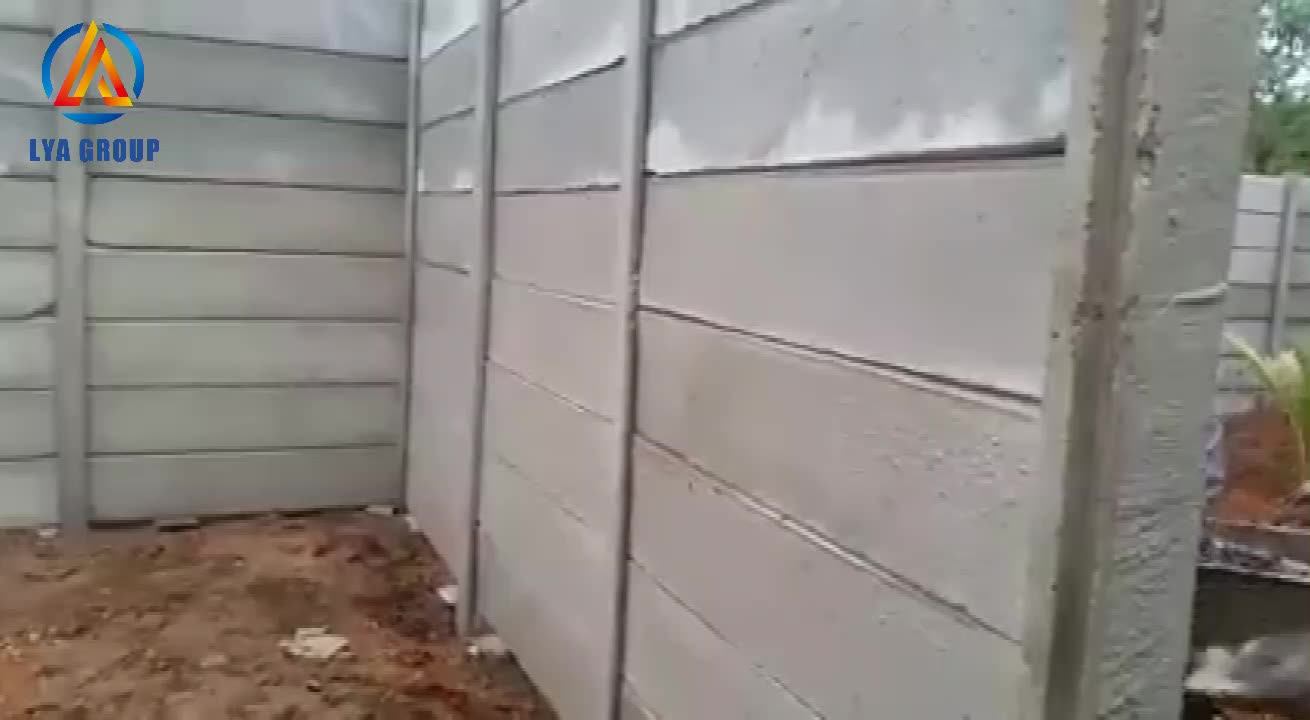 Concrete Interlock Fence Pillar Mould Plastic Precast Wall Fence Mold ...
