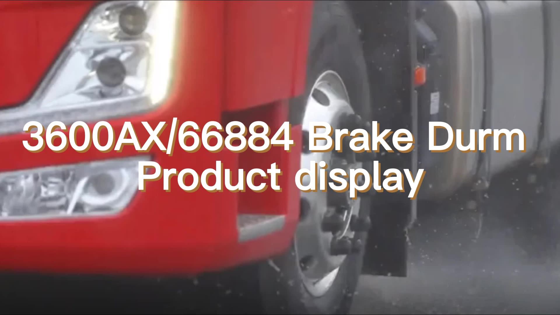 16.5x7 Terbon卡车重型备用制动系统零件66864b/3600ax铸铁制动鼓 - Buy 66864b制动鼓,铸铁制动鼓 ...