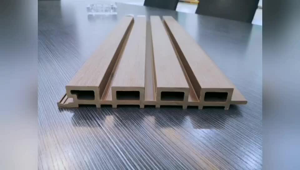 Teak Wood Wpc Wall Panel Waterproof Decor Home Thin Wall Cladding ...