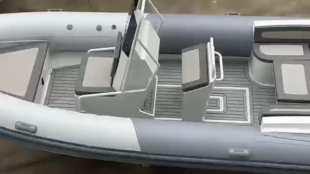 25ft Rib760 High Speed 15 People Aluminum Hull Pvc/hypalon Rib Boat ...